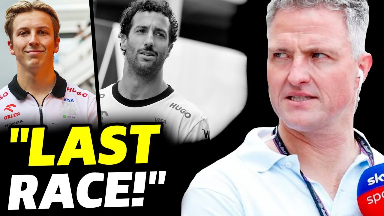 SCHUMACHER SAYS THIS IS RICCIARDO'S LAST RACE BEFORE LAWSON TAKES OVER ...