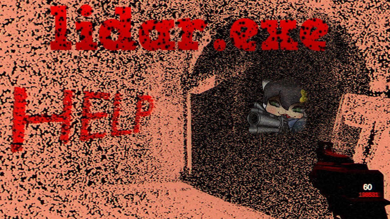 a horror game where you use a lidar scaner to navigate through... but ...