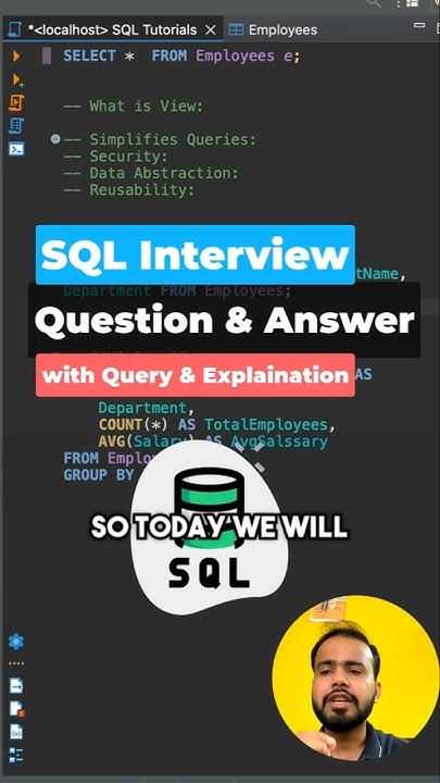 Create Views in SQL 30 Seconds 🤫 #sql #sqltutorial #sqlqueries - YouTube