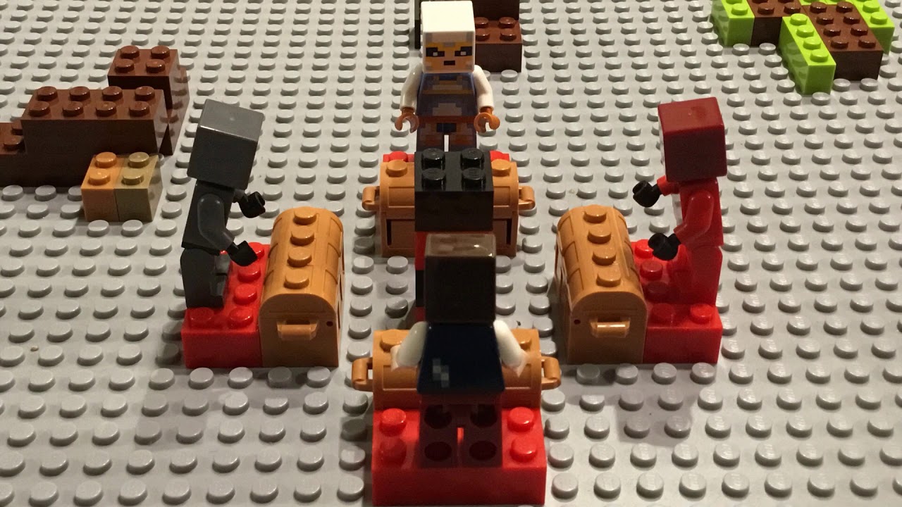 “LEGO Minecraft PvP”- a stop motion film - YouTube
