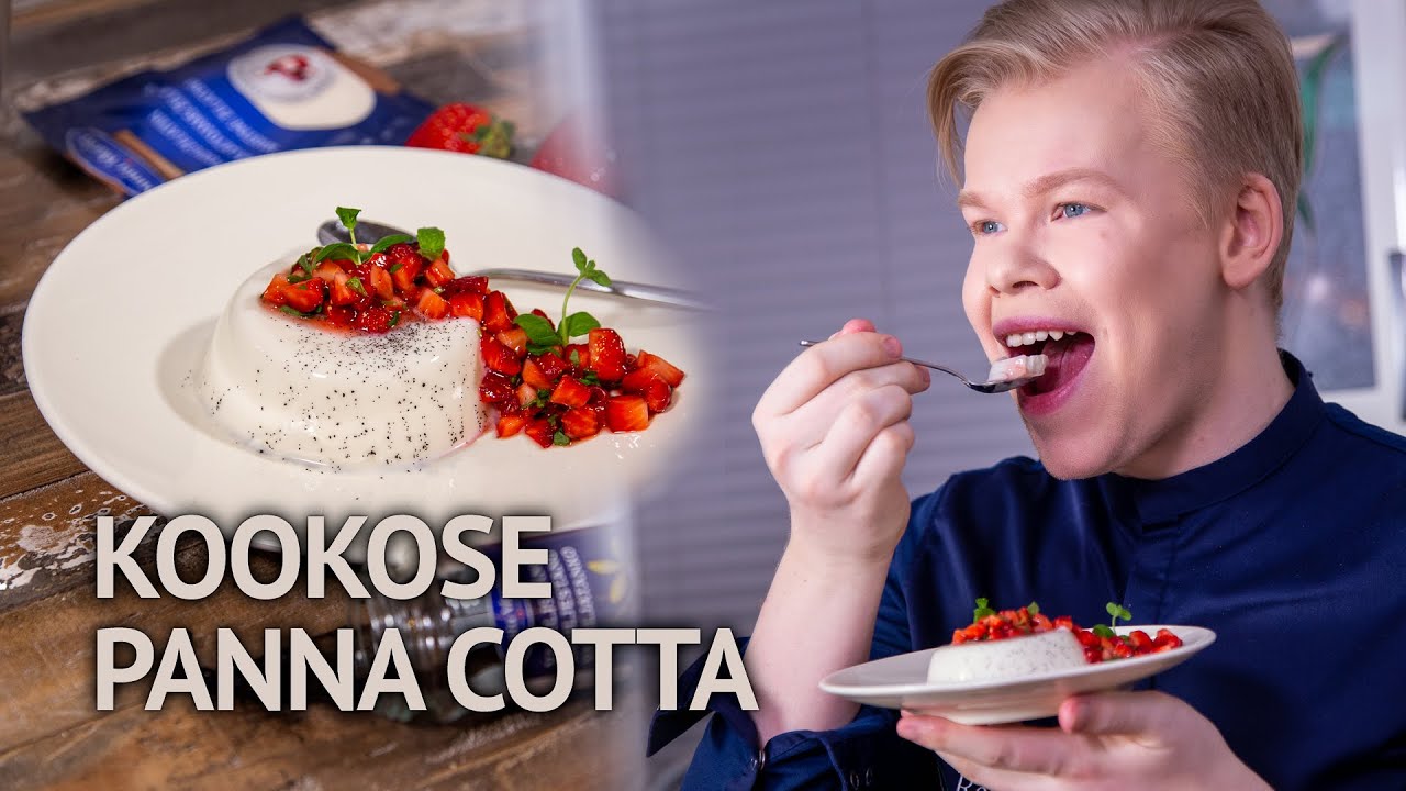 Kookose PANNA COTTA - imelihtne ja resto kvaliteediga! - YouTube