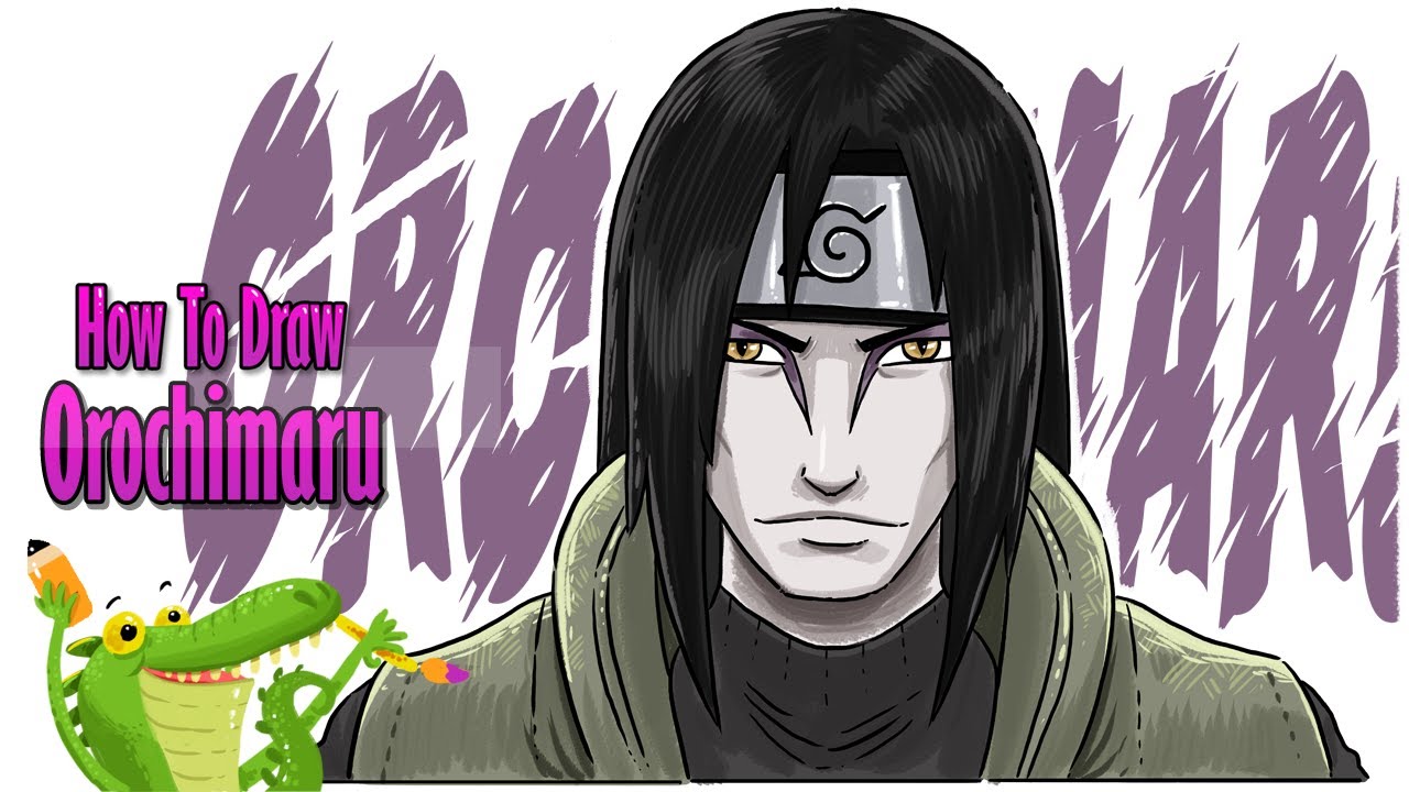 How to draw Orochimaru | Naruto - YouTube