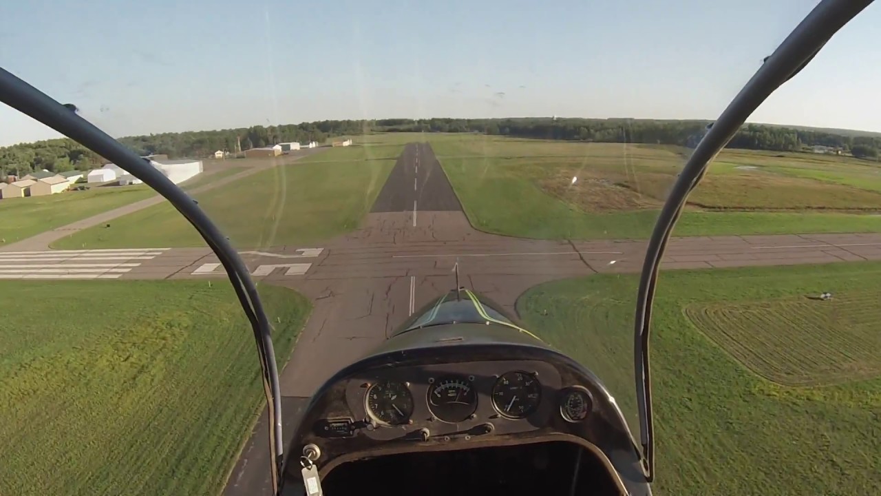 Quicksilver MX Sport ultralight aircraft Merrill Wisconsin KRRL - YouTube