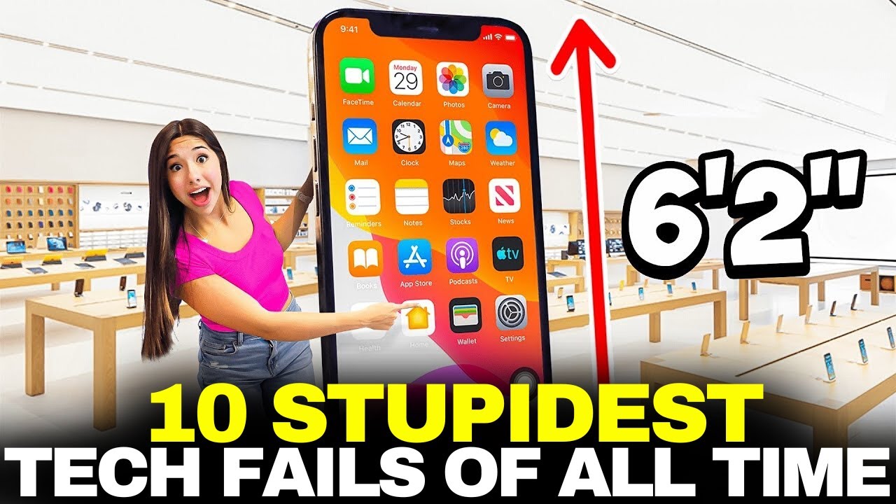 10 Stupidest Tech Fails of All Time - YouTube