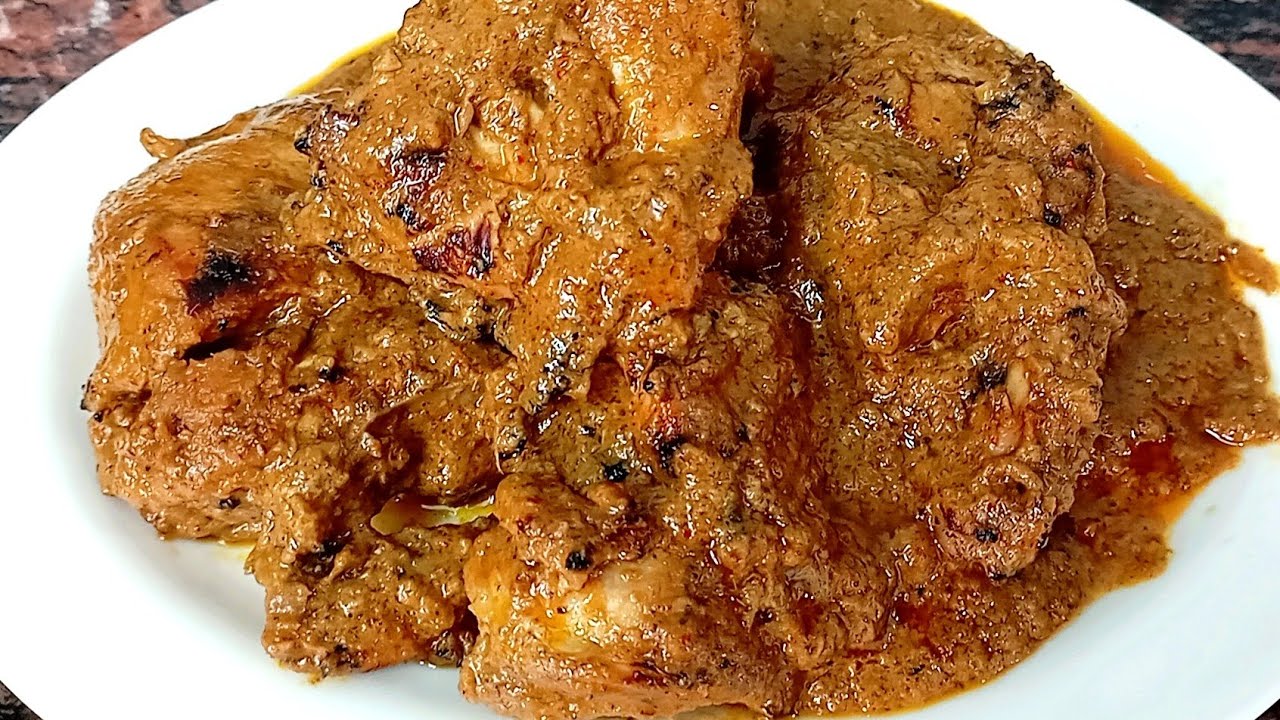 Chicken barra with gravy... Chicken barra recipe(bakra eid special ...