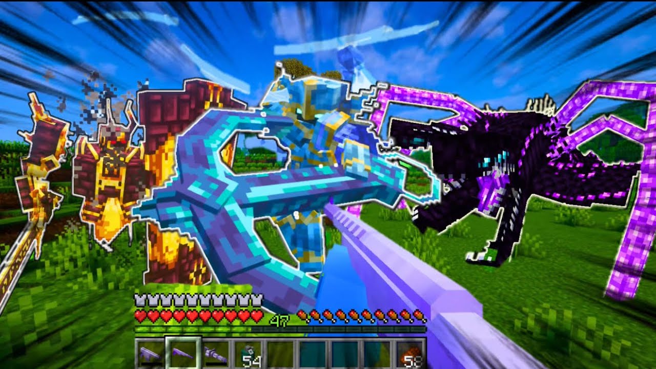 I FOUGHT SCYLLA and EVERY L_ENDER’S CATACLYSM BOSSES with GUNS ...