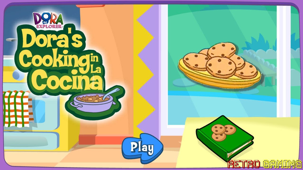 Dora the Explorer | Dora's Cooking in La Cocina | Making Cookies ...