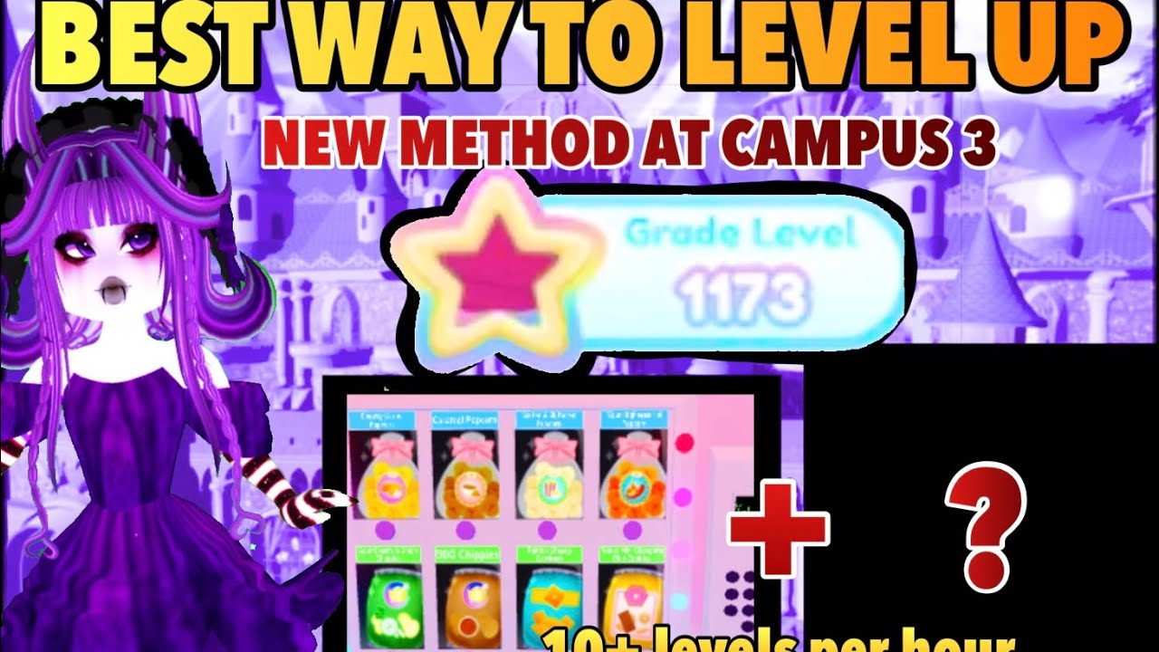 The *FASTEST WAY TO LEVEL UP* (Quickly) at the New Royale High School ...