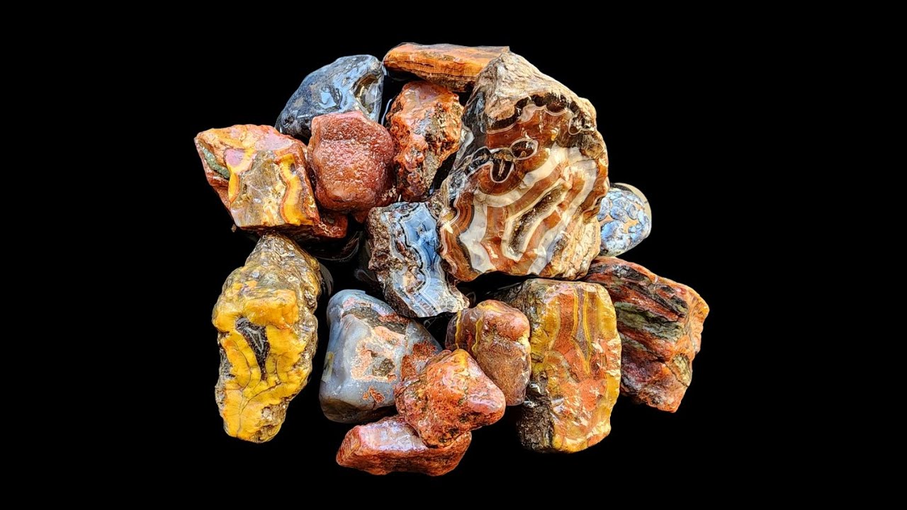 Natural Agates - So many colors. - YouTube