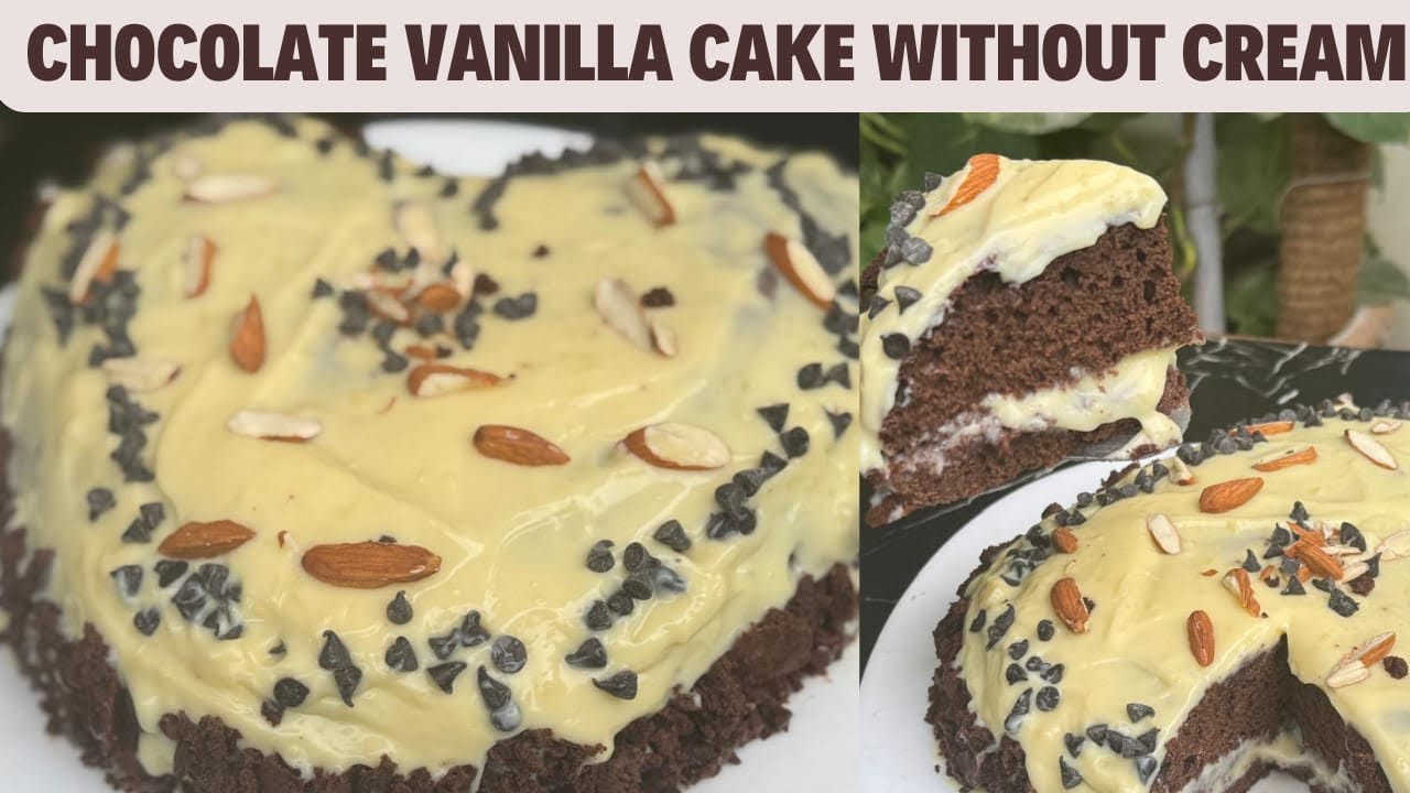 Chocolate Vanilla Cake | Chocolate Vanilla Cake Recipe | Chocolate ...