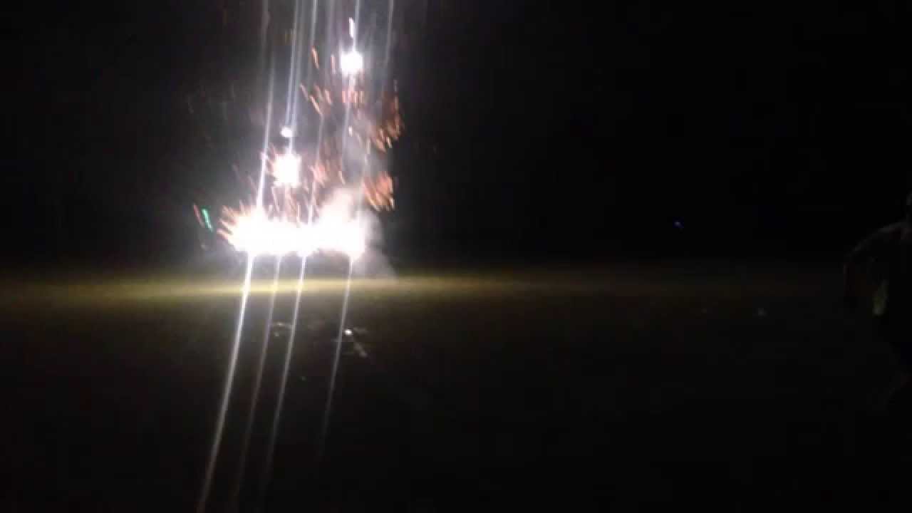 Double firework mortar explosion near miss. - YouTube