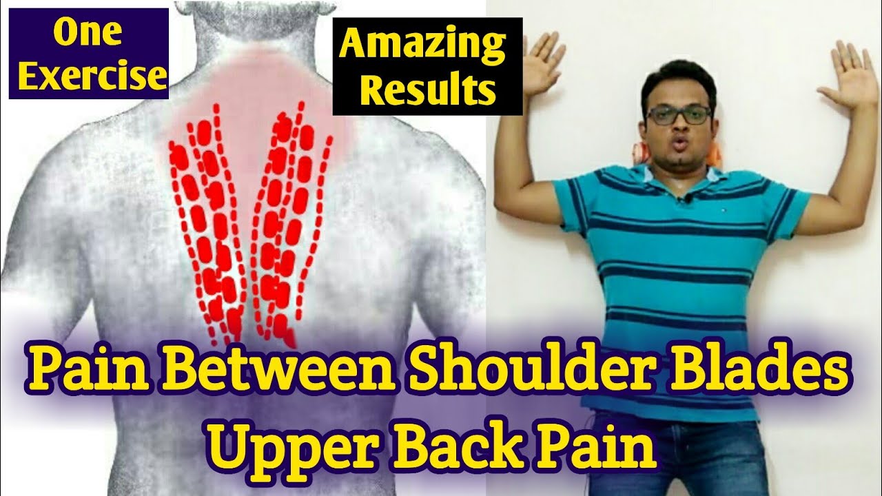 UPPER BACK PAIN Relief Exercise/Upper Back Pain Treatment/Pain Between ...