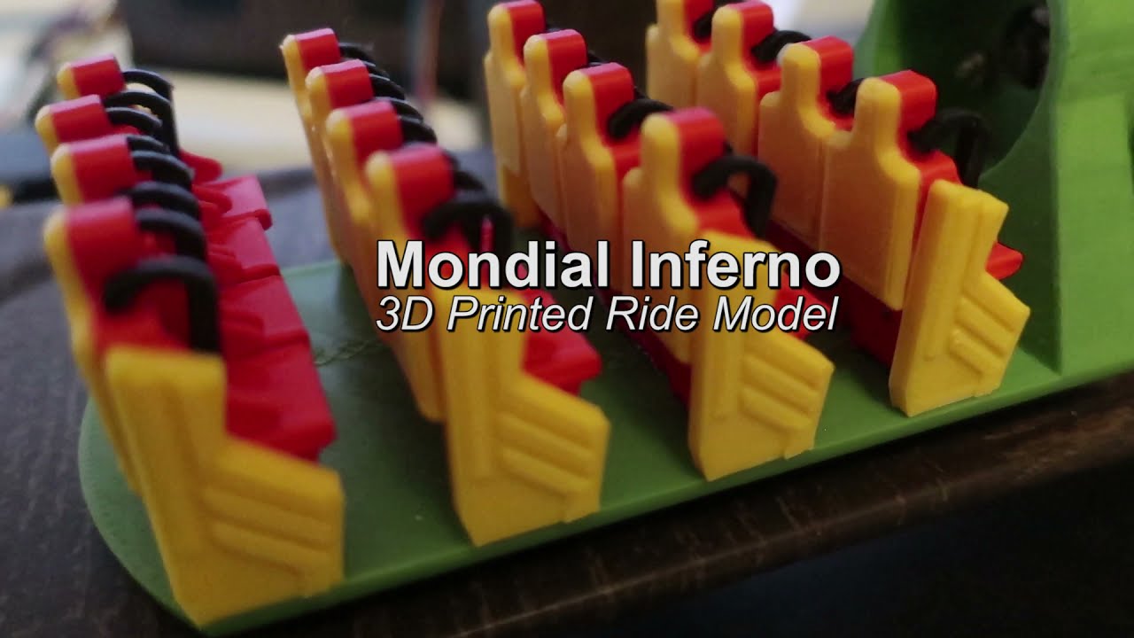 Soaring Timbers 3D Printed Ride Model by CoasterCircuits - YouTube