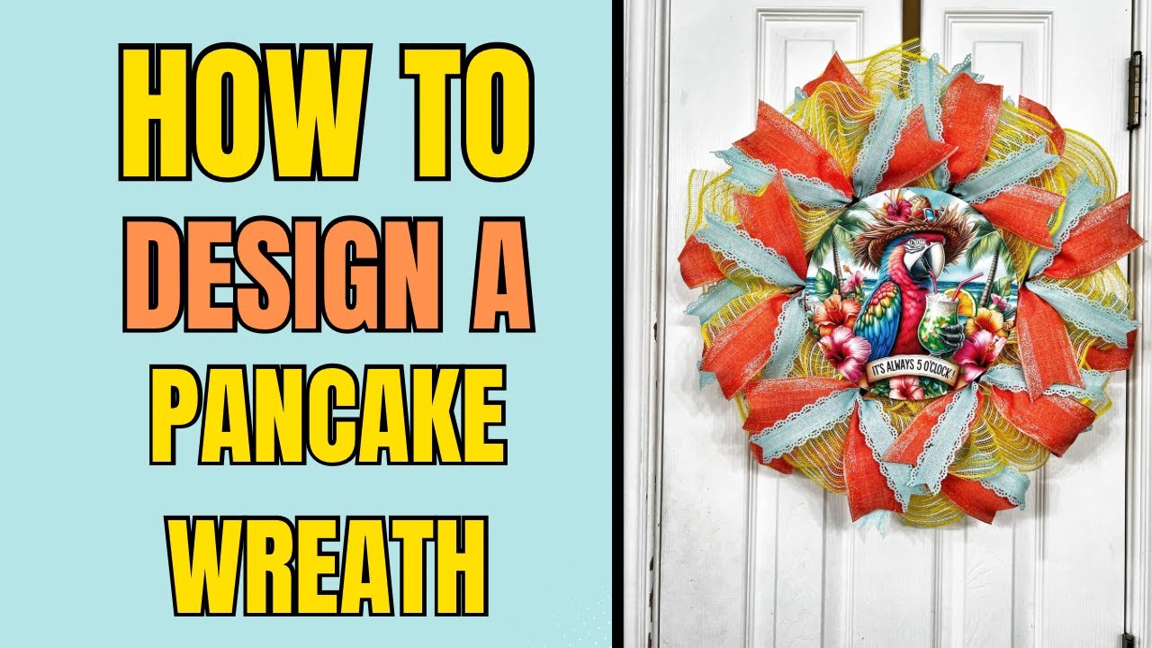 How to make a pancake wreath! - YouTube