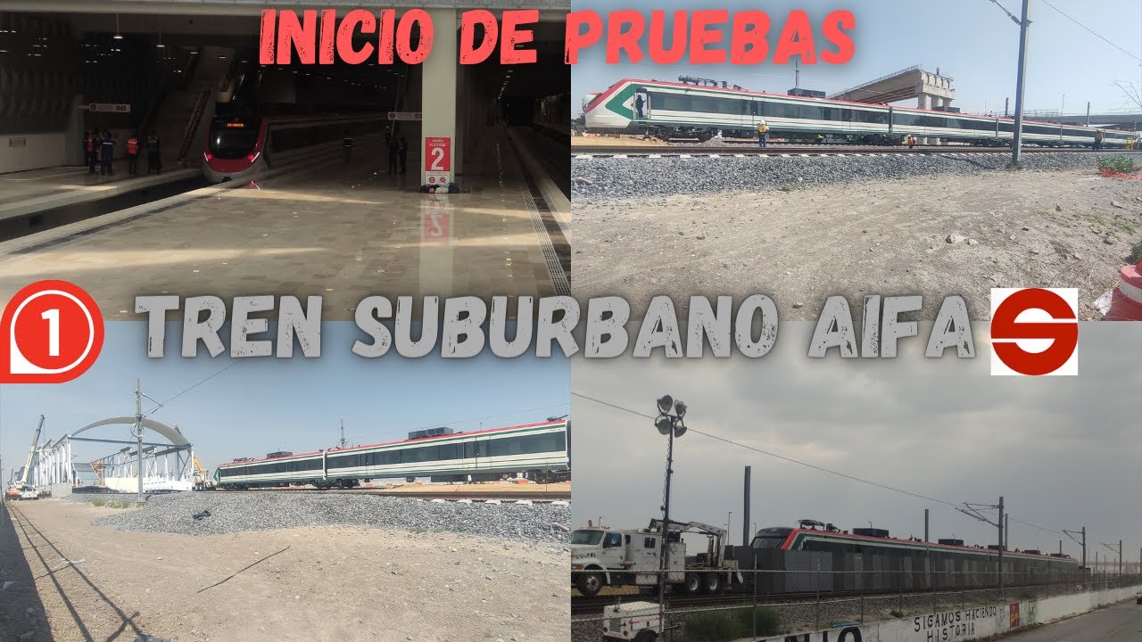 ¡Llego el primer TREN SUBURBANO al AIFA! - YouTube
