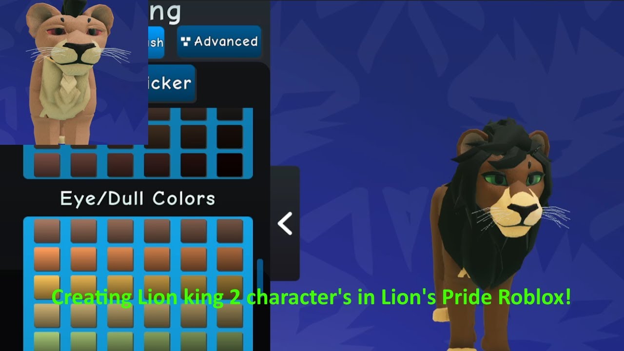 Creating The Lion King 2 Characters in Roblox! - YouTube