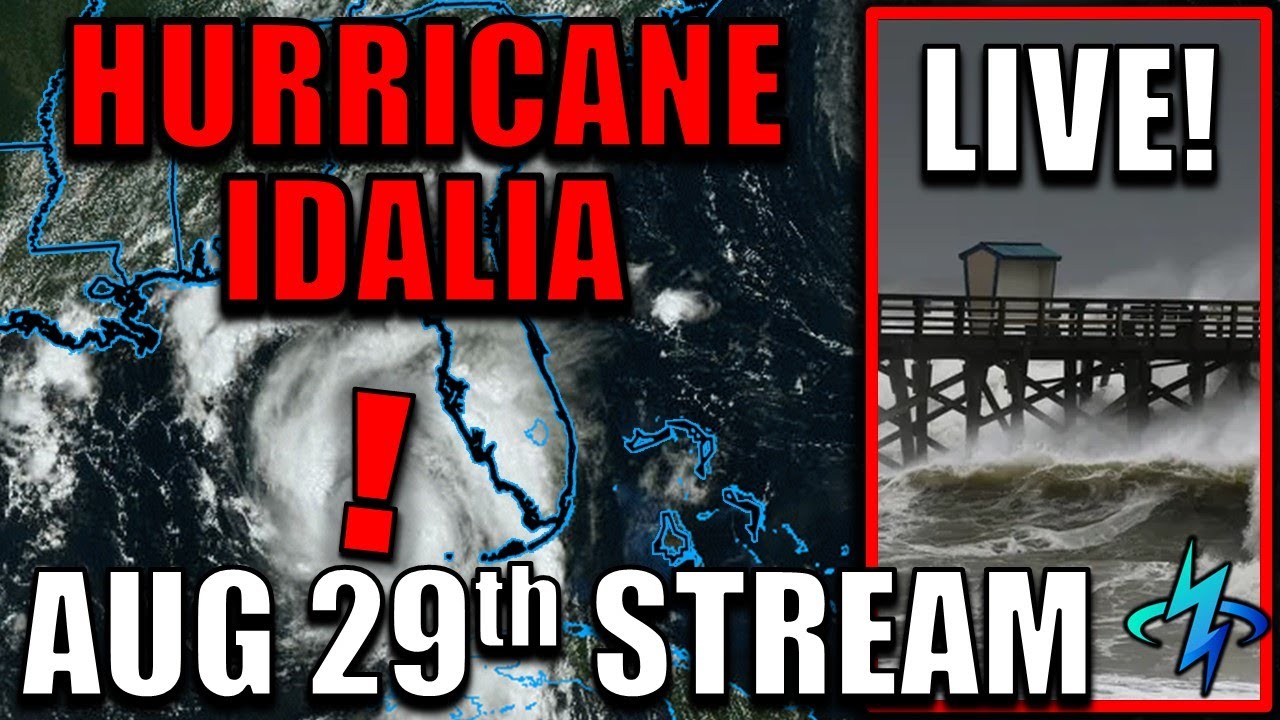 The Live Coverage of Hurricane Idalia Forming an Eye as it Happened ...