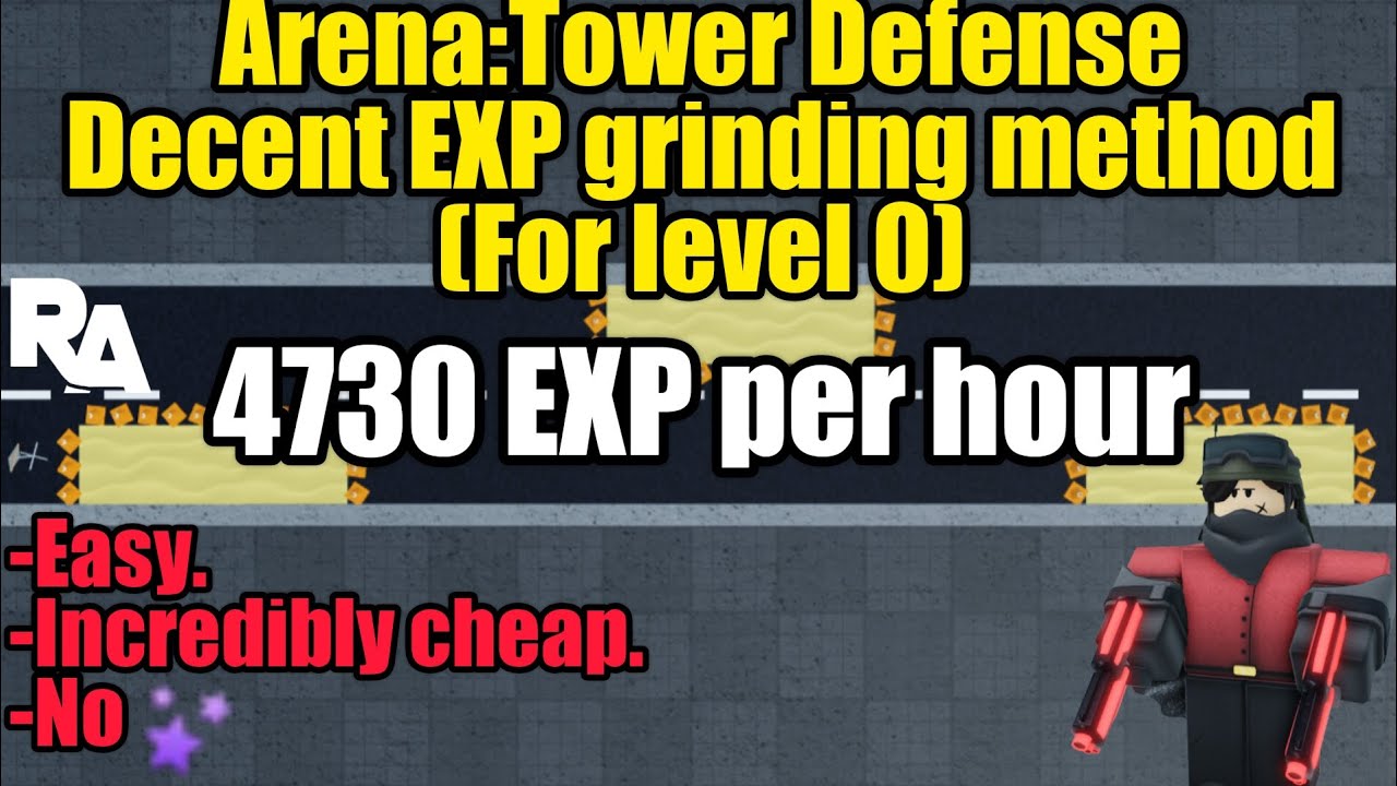[Fast Tutorial] How to grind level decently as a beginner || Arena:TD ...