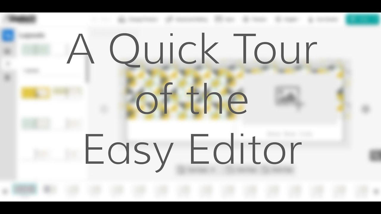 A Quick Tour of the "Easy Editor" - YouTube