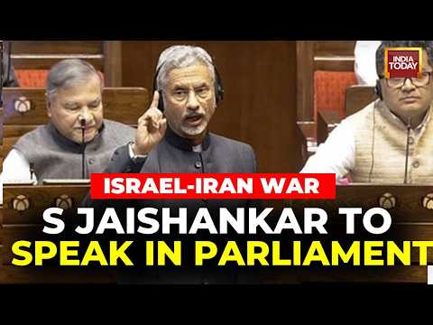 EAM S Jaishankar To Make Statement On West Asia In Both Houses Of Parliament | India Today