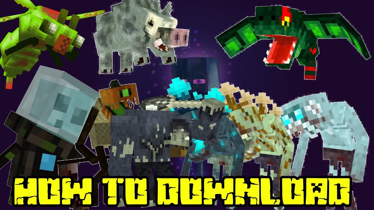 HOW TO DOWNLOAD FISH UNDEAD RISING MOD ADDON IN MINCRAFT PE MORE MOBS ...