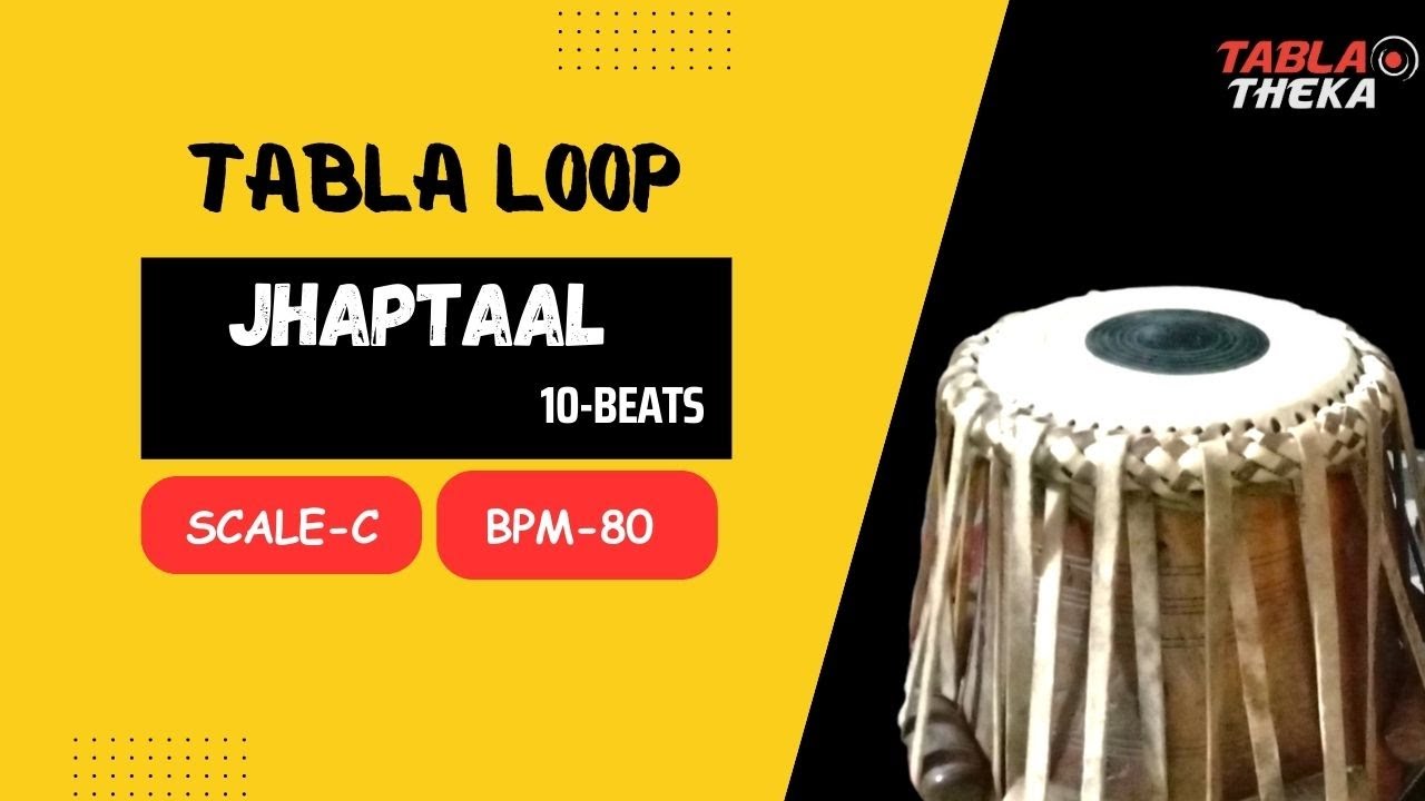 Jhaptaal tabla loop : Sacle-C | BPM-80 ️ - YouTube