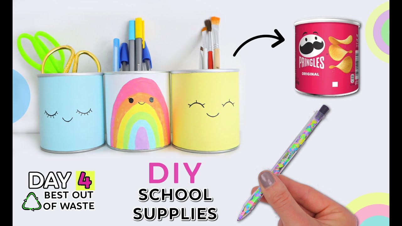 DIY CUTE STATIONERY IDEAS - School Paper Craft - Best Out Of Waste With ...
