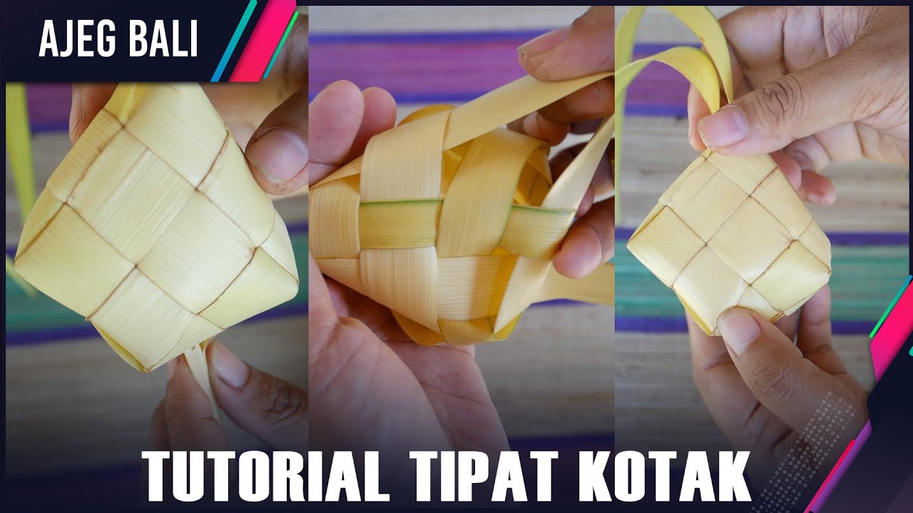 Tutorial Tipat Kotak / Tipat Kesuna / Tipat Bawang / Tipat Balang I Belajar Mejejaitan - YouTube