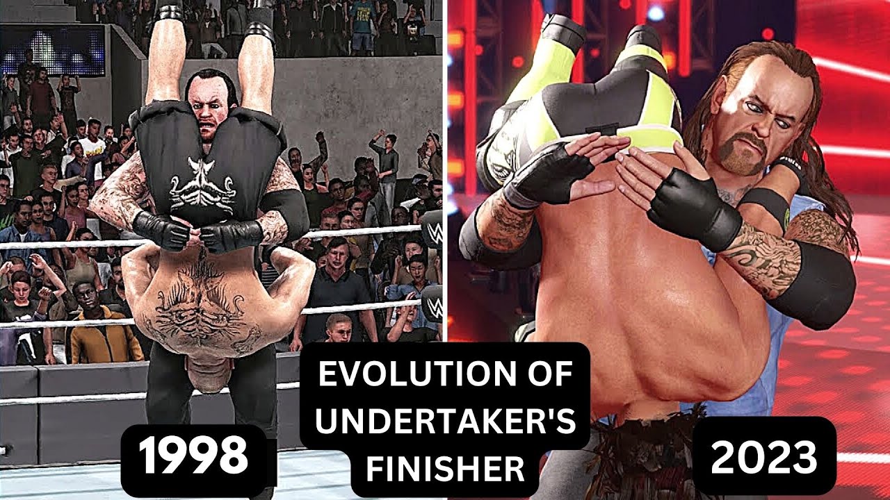Evolution of Undertaker Finisher's 1998-2023 (WWE Games) - YouTube