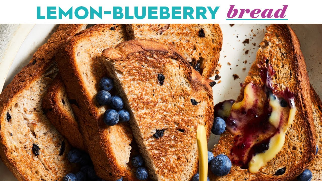 Easy Homemade Lemon-Blueberry Bread with a Bread Machine | Eat this Now ...