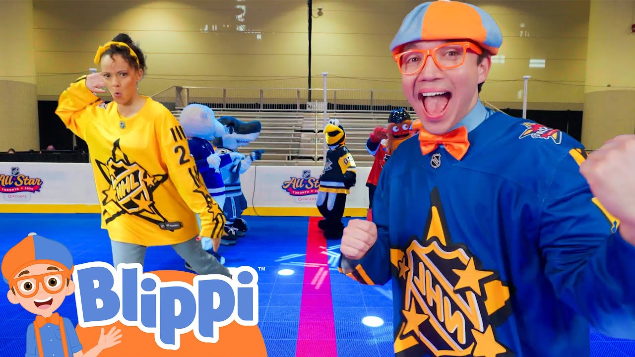 Hockey Skills and Mascot Fun | Blippi FULL EPISODE | Moonbug Kids ...