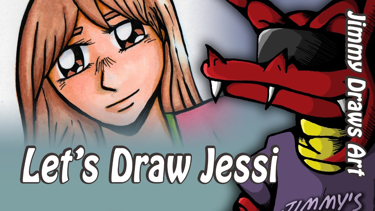 Let’s Draw Jessi – A Photoshoot Drawing - YouTube