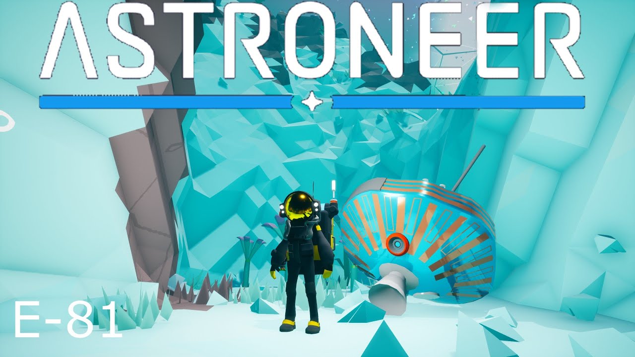 Astroneer E-81, Glacio North Pole Gateway Activated and Vintage Probe ...