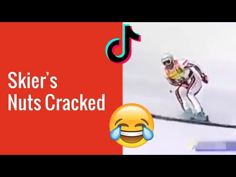 Skier's Nuts Cracked - Tiktok