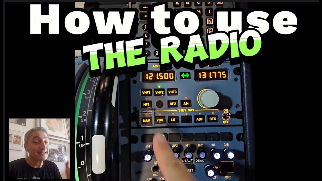 (FOR CABIN CREW) HOW TO USE THE RADIO IN CASE OF PILOT INCAPACITATION ...