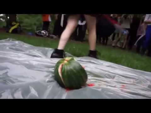 Watermelon Smashing - YouTube