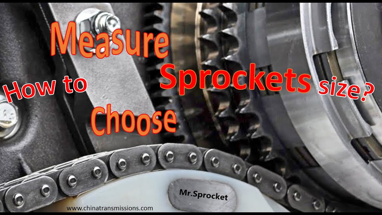 How To Measure And Choose Sprockets YouTube