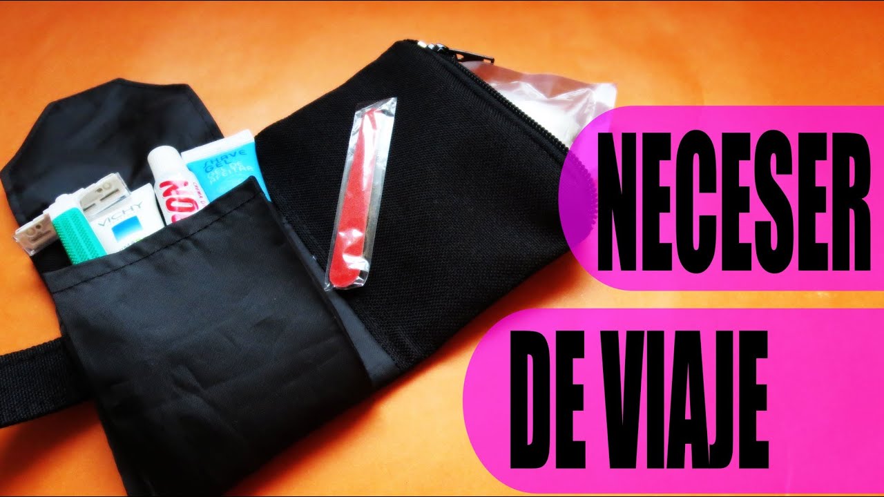 DIY: Neceser de viaje - YouTube