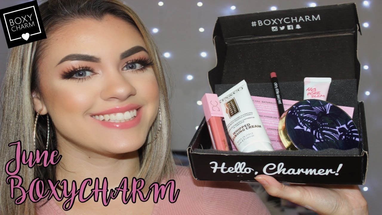 JUNE BOXYCHARM 2019 ! / UNBOXING AND TRY ON - YouTube