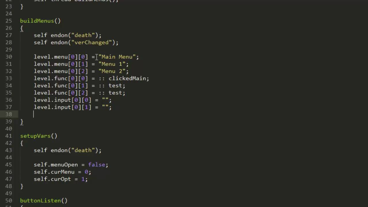 Cod:WaW Mod Menu Base Scripting #3 Building Menus - YouTube