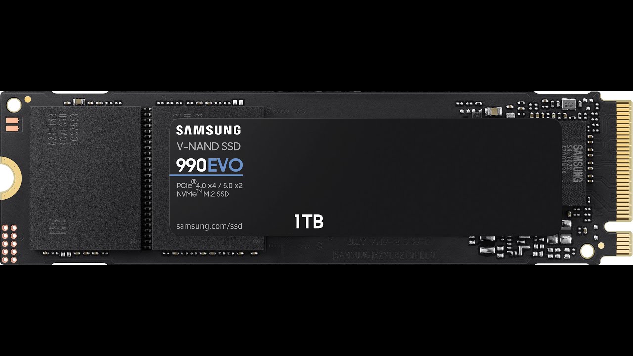 SAMSUNG 990 EVO SSD 1TB, PCIe Gen 4x4, Gen 5x2 - YouTube