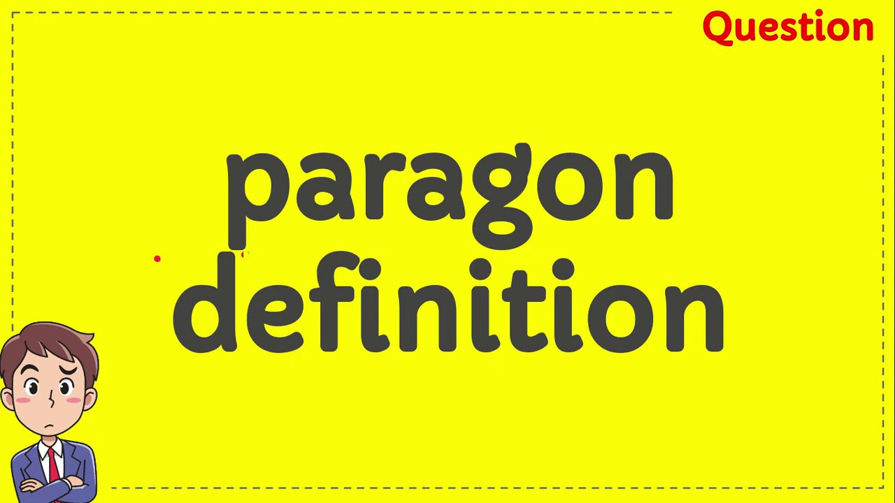 paragon definition - YouTube
