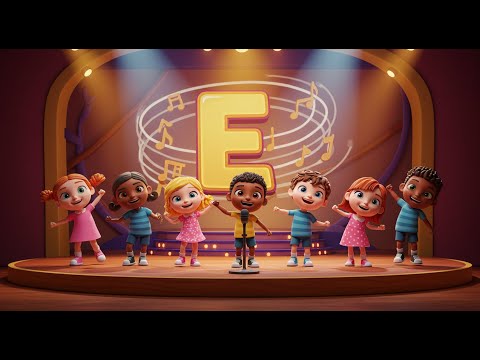 🌈 E Harfiyle Eğlenceli Öğrenme! 🎉 | Çocuklar İçin 3D Animasyon Şarkı 🎶