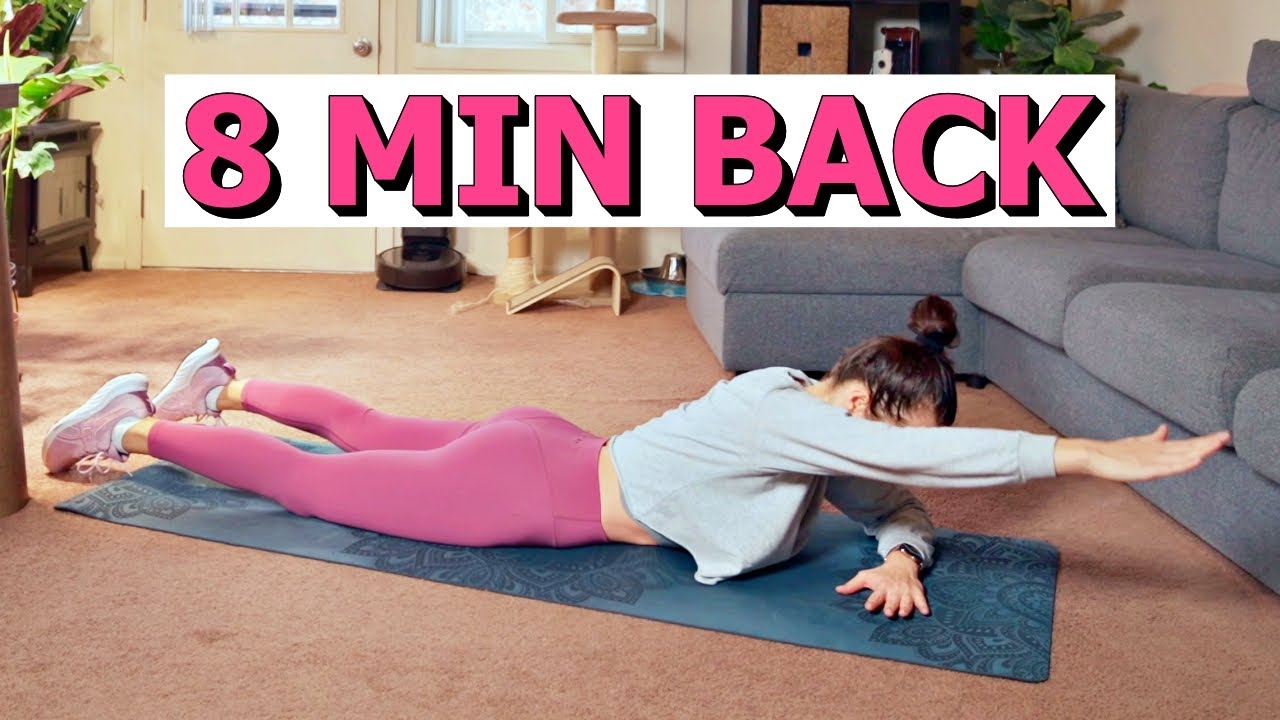 8-Minute Back Burn: Floor-Only, No Equipment Needed! - YouTube