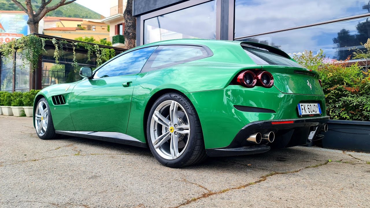 Ferrari gtc4lusso green - YouTube