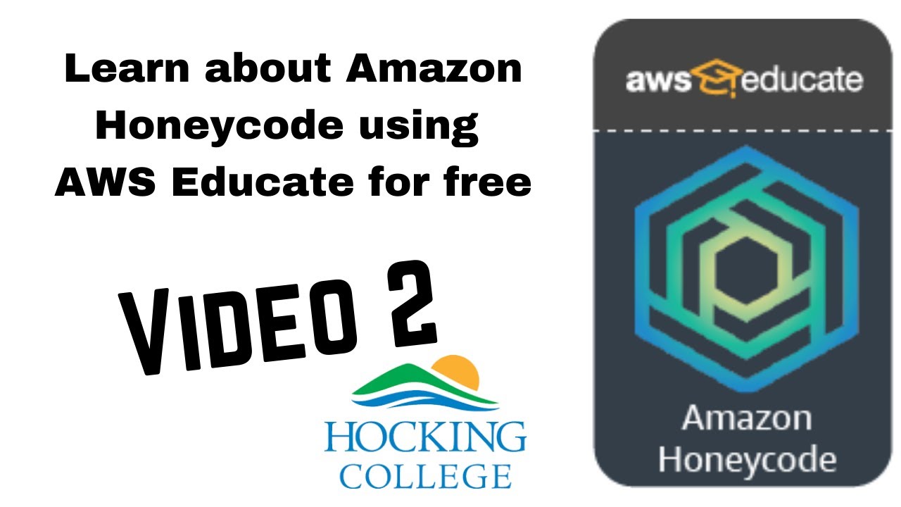 Day 2 of Learning about Amazon Honeycode on AWS Educate - YouTube