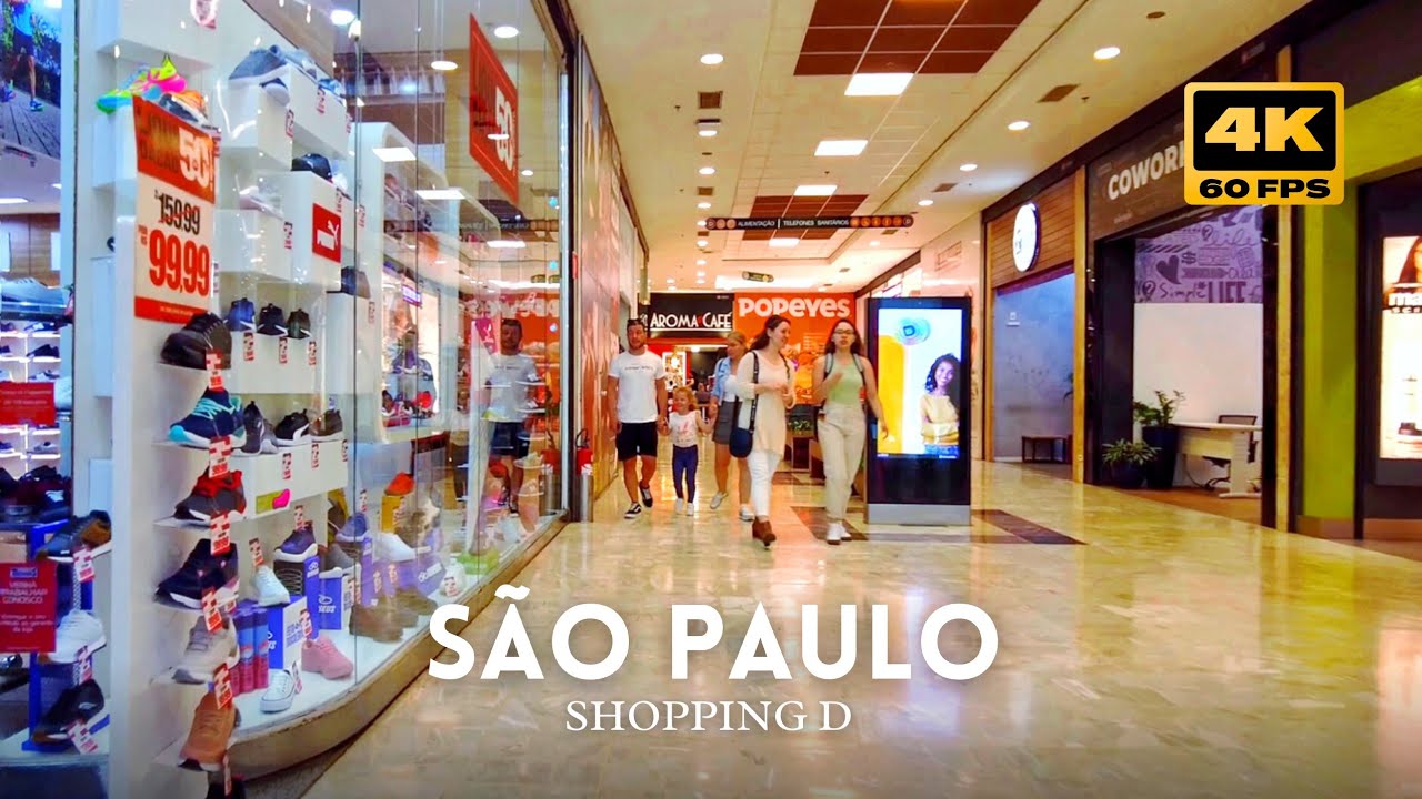 Shopping D em São Paulo 4K - YouTube