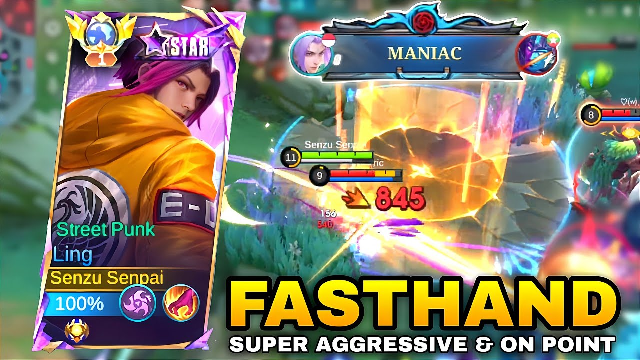 LING FASTHAND SUPER AGGRESSIVE & ON POINT ( HIGH IQ ) NEW ROTATION LING ...