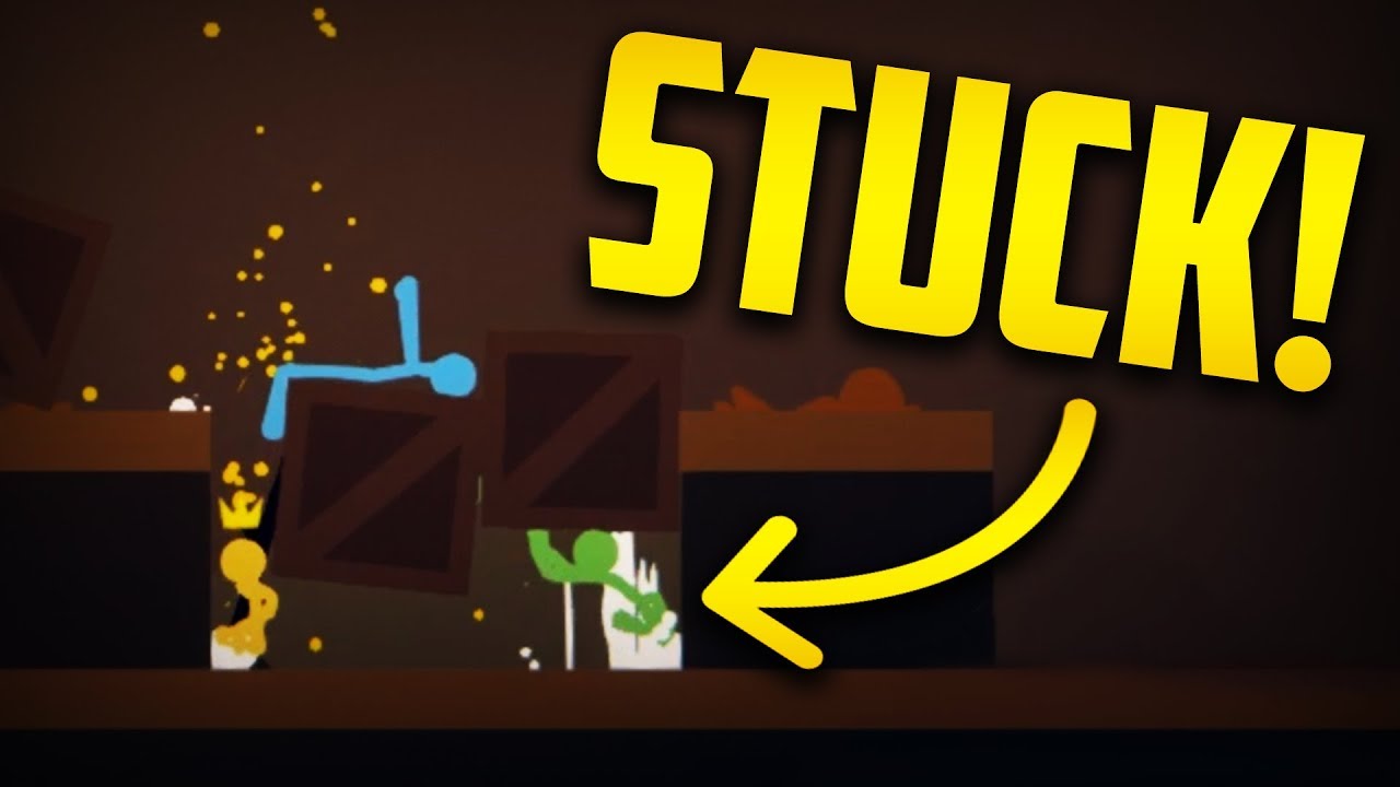 VERN'S STUCK! (Stick Fight w/ Vern, Kryoz, Bunni) - YouTube
