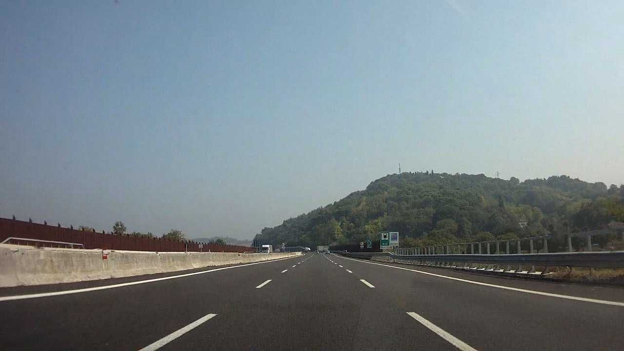 Italy: A14 Rimini - Ancona (Autostrada Adriatica) - YouTube